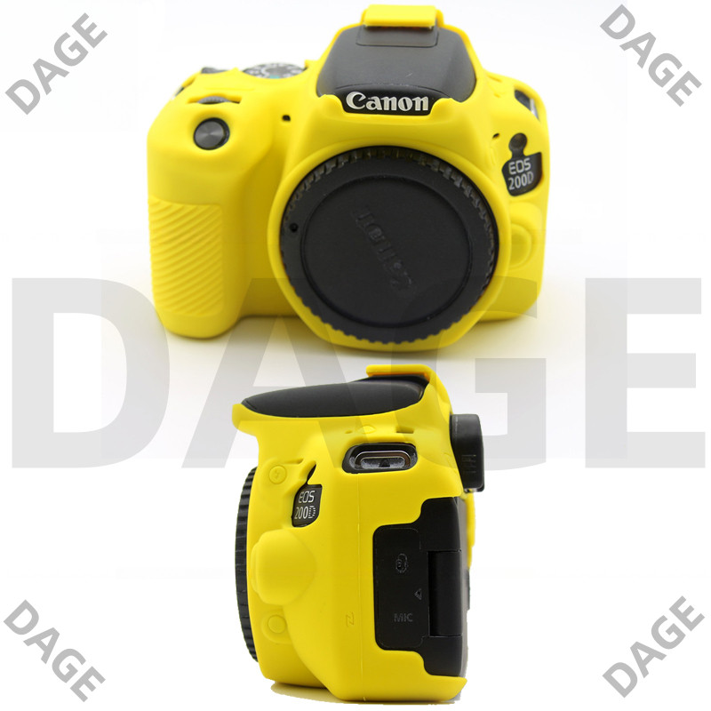 COD Silicone Rubber Camera Body Case Cover for Canon EOS 200D DAGE ...