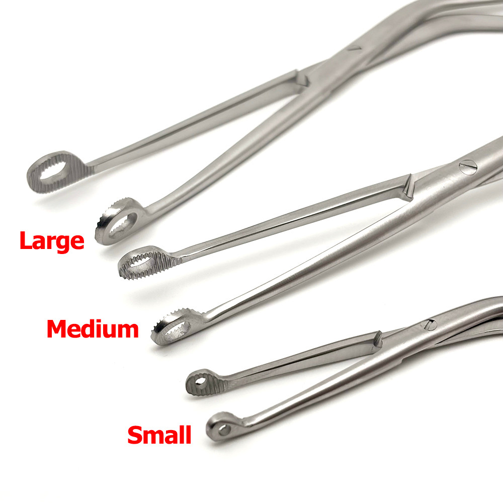 Stainless Steel Magill Medical Laryngeal Catheter Forceps Holder Angled ...