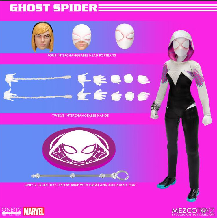 MEZCO 1/12 Marvel Ghost Spider Gwen | Shopee Malaysia