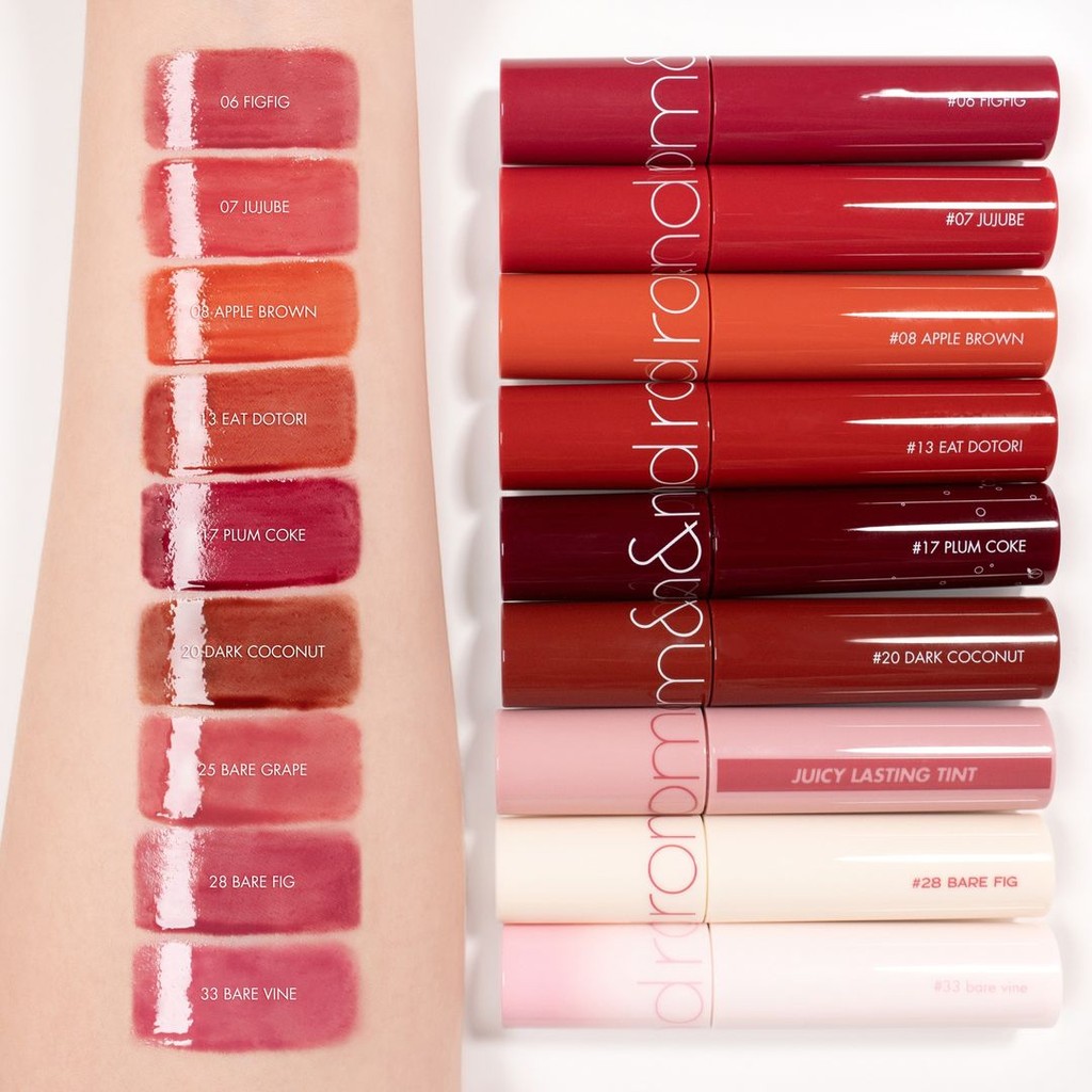 Romand Juicy Lasting Tint Matte Lipstick [Genuine Korea] | Shopee Malaysia