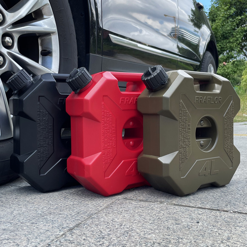 4L Fuel Tank Water Can Bucket Plastic Petrol Cans Car Jerry Can ...