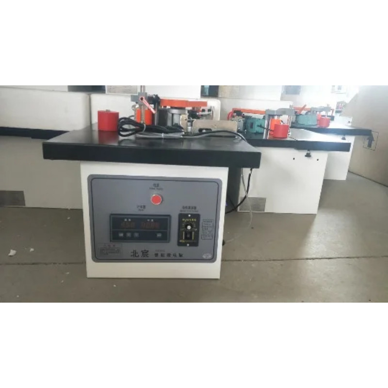 Edge banding machine mini PVC double cylinder plus micro-computer ...