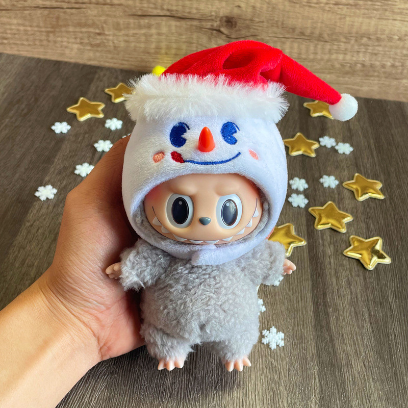 Labubu Hat with Light Cartoon Snowman Christmas Tree Headgear for Have ...