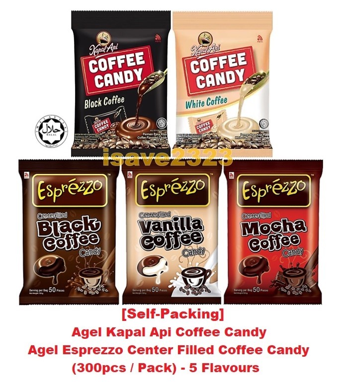 [HALAL] {Self-Packing} Agel Kapal Api Coffee Candy / Esprezzo Center ...