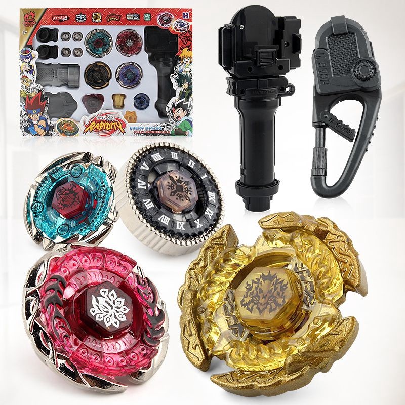 in stock [stock ready]Beyblades Metal Master Fusion Rotate Rip Launcher ...