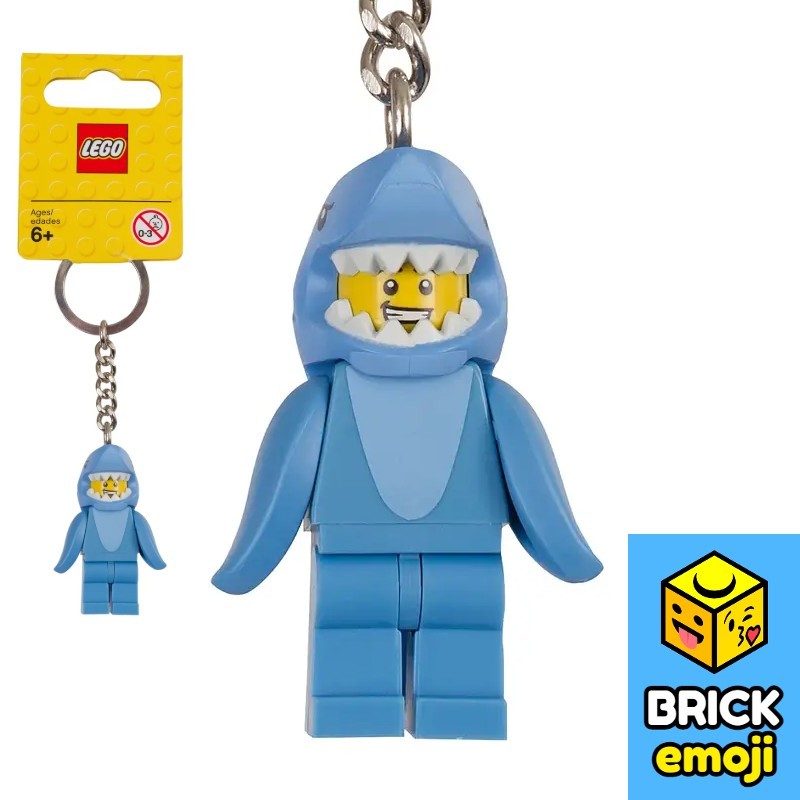 LEGO 853666 Minifigures Shark Suit Guy Keyring Key Chain | Shopee Malaysia