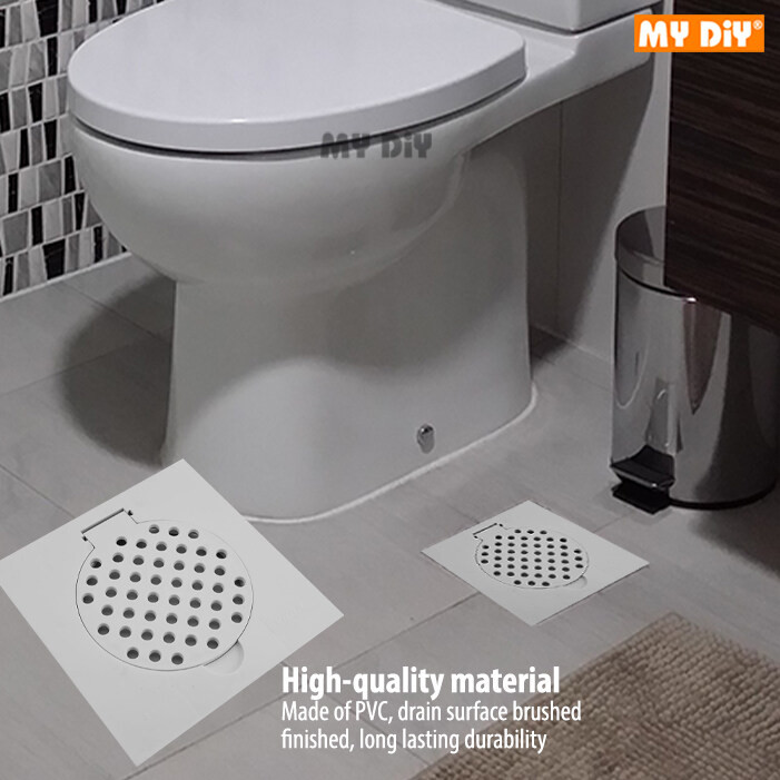 6"X6" PVC FLOOR GRATING WITH FILTER TRAP AND STAINLESS STEEL FLOOR ...