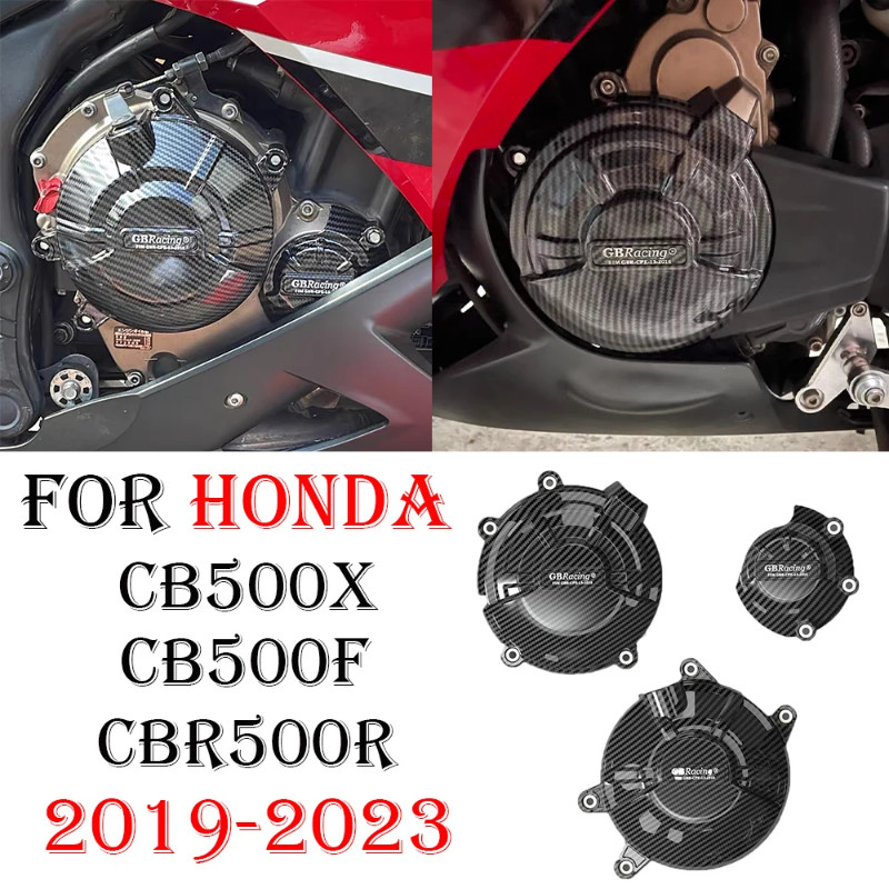 For Honda CBR500R CB500F CB500X 2019 2020 2021 2022 2023 Engine Cover ...