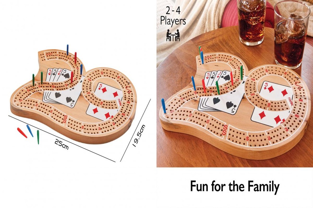 Interactive Cribbage Game Children Cribbage Game Portable Wooden ...