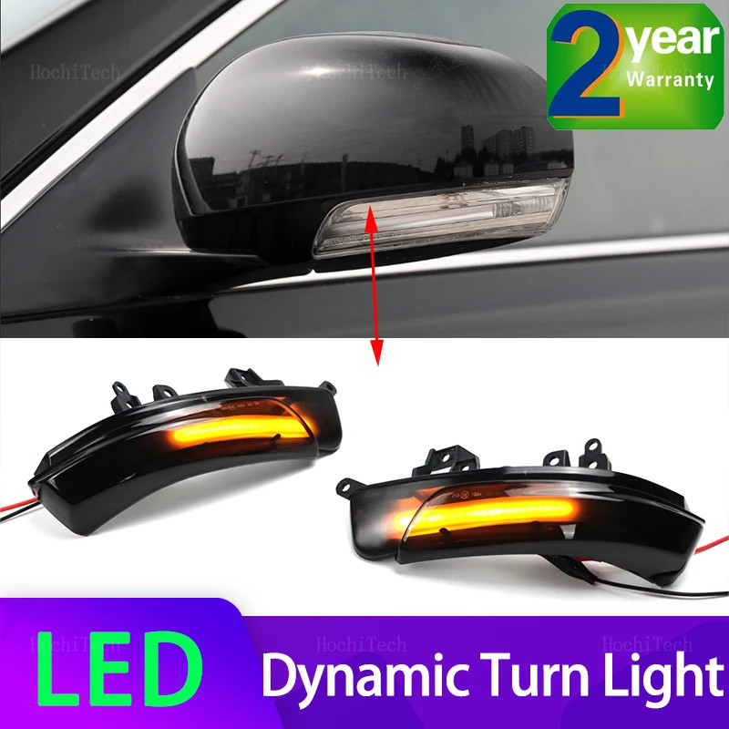 Dynamic Turn Signal LED Rearview Mirror Indicator Blinker Repeater ...