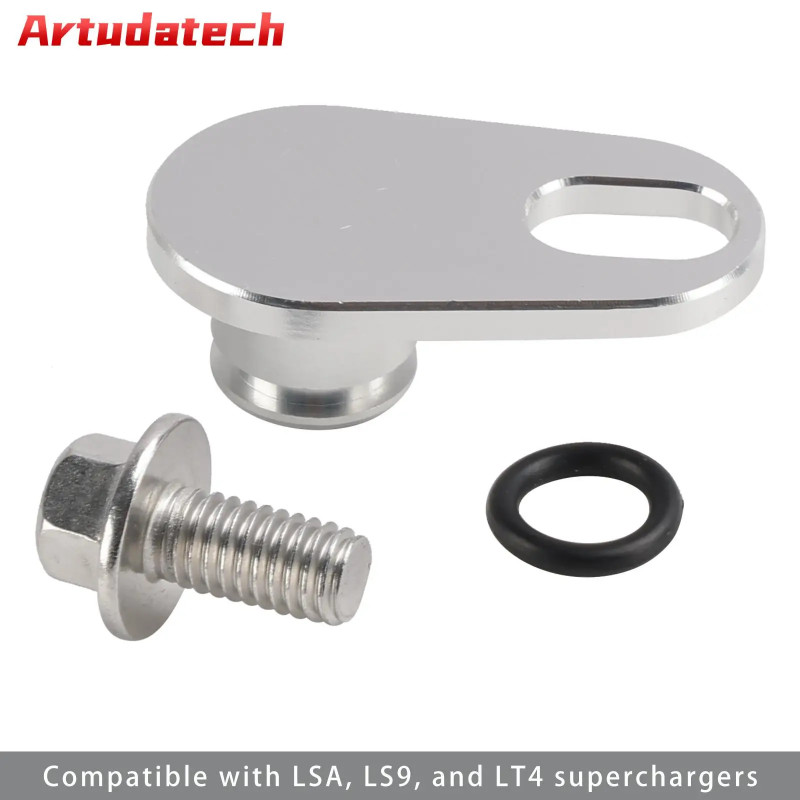 Artudatech Supercharger MAP Vacuum Port Cap Plug Plate LS SC Blower ...