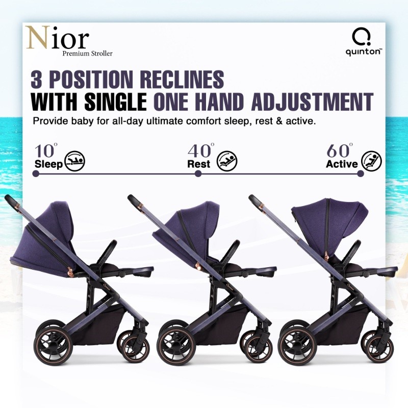 Quinton Nior Two Way Facing Compact Stroller (New Born To 22kg ...