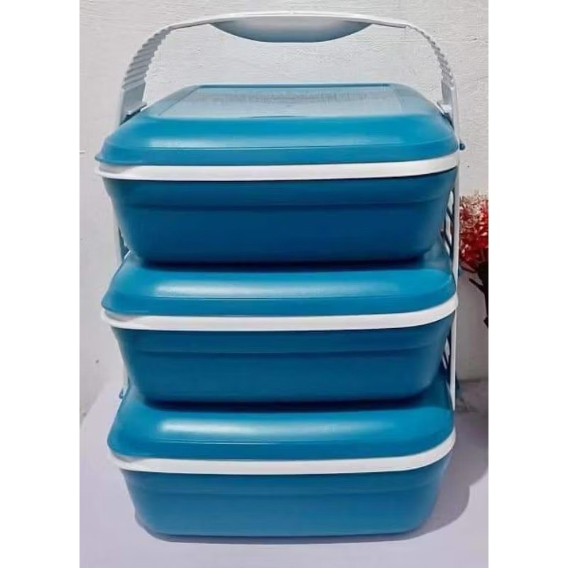 Tupperware Picnic Trio Set / Lunch Box/ Food Container/ Bekas Makanan ...