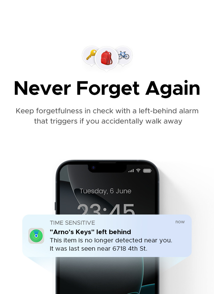 UGREEN Smart Finder MFi Bluetooth Tracker Security SmartTag Apple Find ...