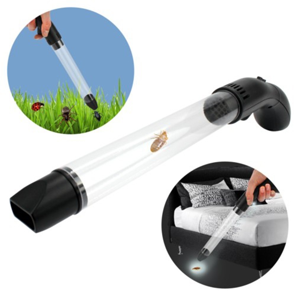 Powerful Handheld Humanized Vacuum Insect Spider Catcher With LED Light ...