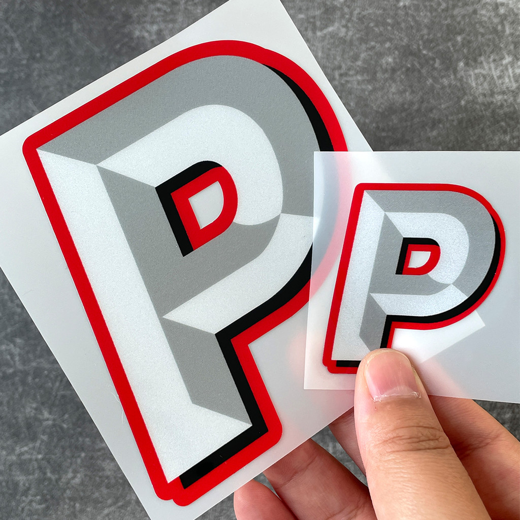 Reflective DIY Letters Alphabet Emblem Car Sticker (2 size available ...