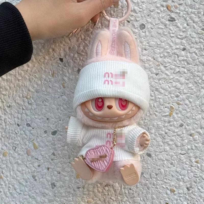 Labubu V1/V2 Doll Clothes Accessories Top with Hat Set Trendy brand ...