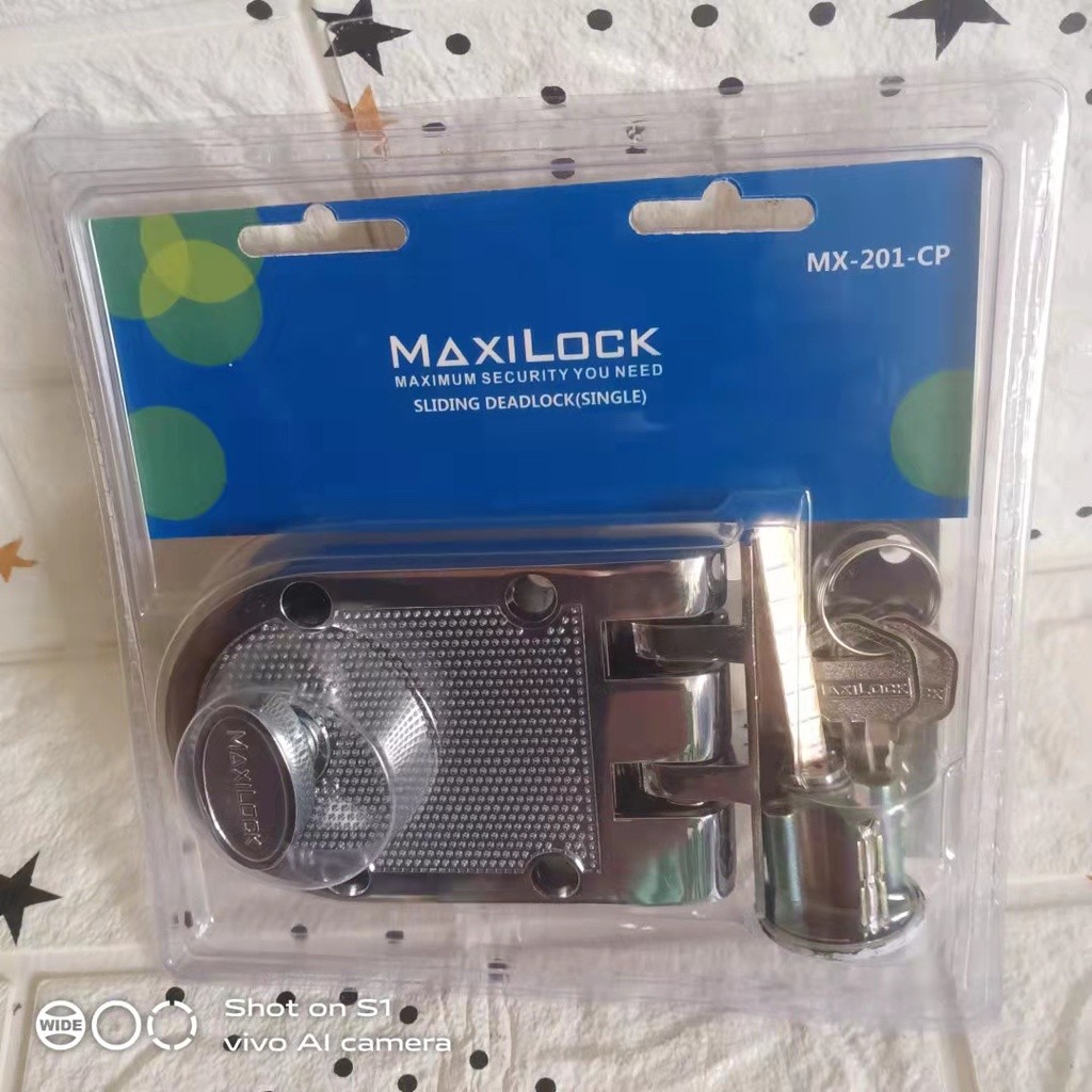 in stock MAXILOGK heavy-duty single cylinder safety lock deadlock ...