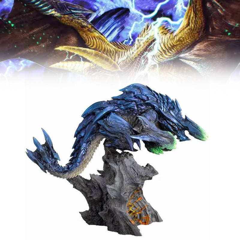 Vibrant Monster Anime Hunter Cfb Shattered Dragon Statuette Pvc 16cm ...