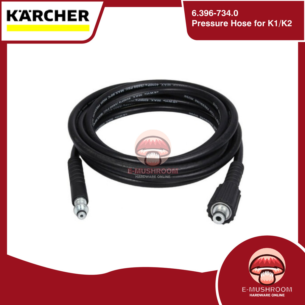 Karcher 3m High Pressure Hose for K1/K2 High Pressure Cleaner Hose 6. ...