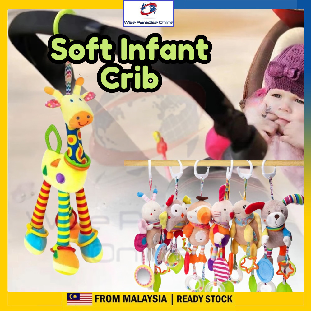 Baby Stroller/Infant Bed Crib Hanging Toys Baby Cot Rattle Toys For ...