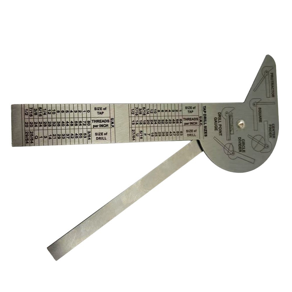 [stock] Multi-function Gauge Square Rule Center Finder Divider Drill Point Gauge | Shopee Malaysia