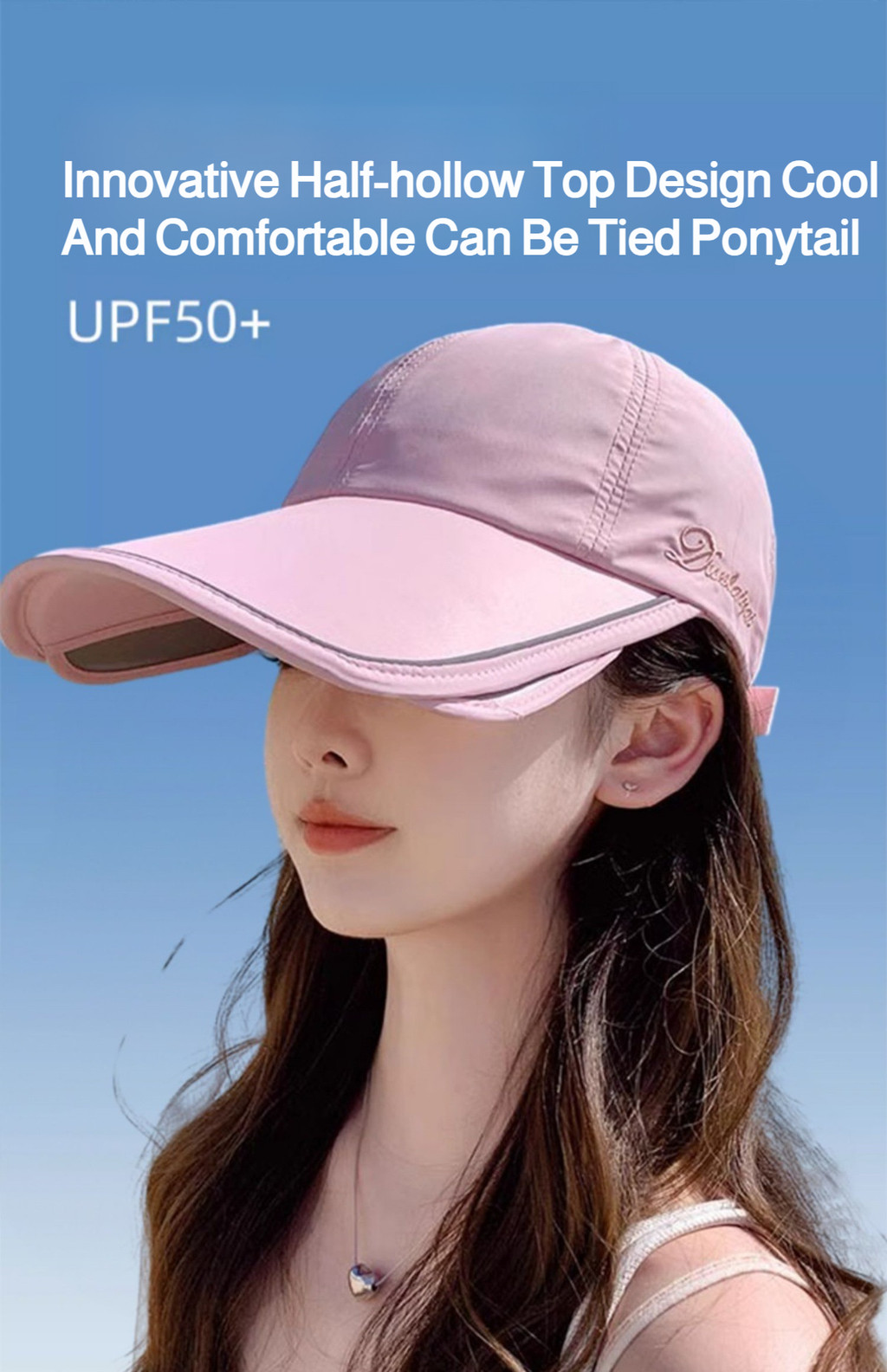 【UPF50+ Sun Protection】Women's Outdoor Fullface Sun Hat Large Brim ...