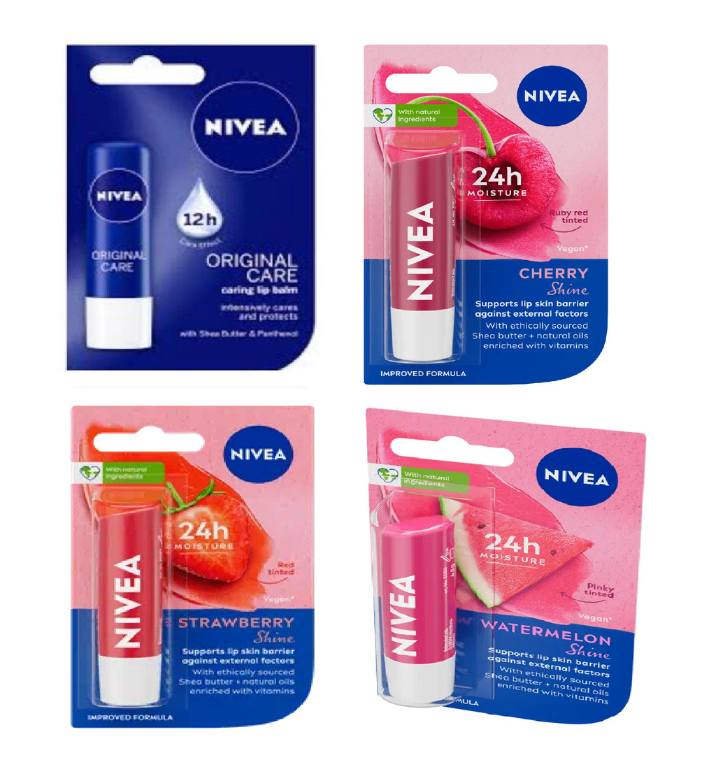 NIVEA Shine Caring Lipbalm 4.8g | Shopee Malaysia