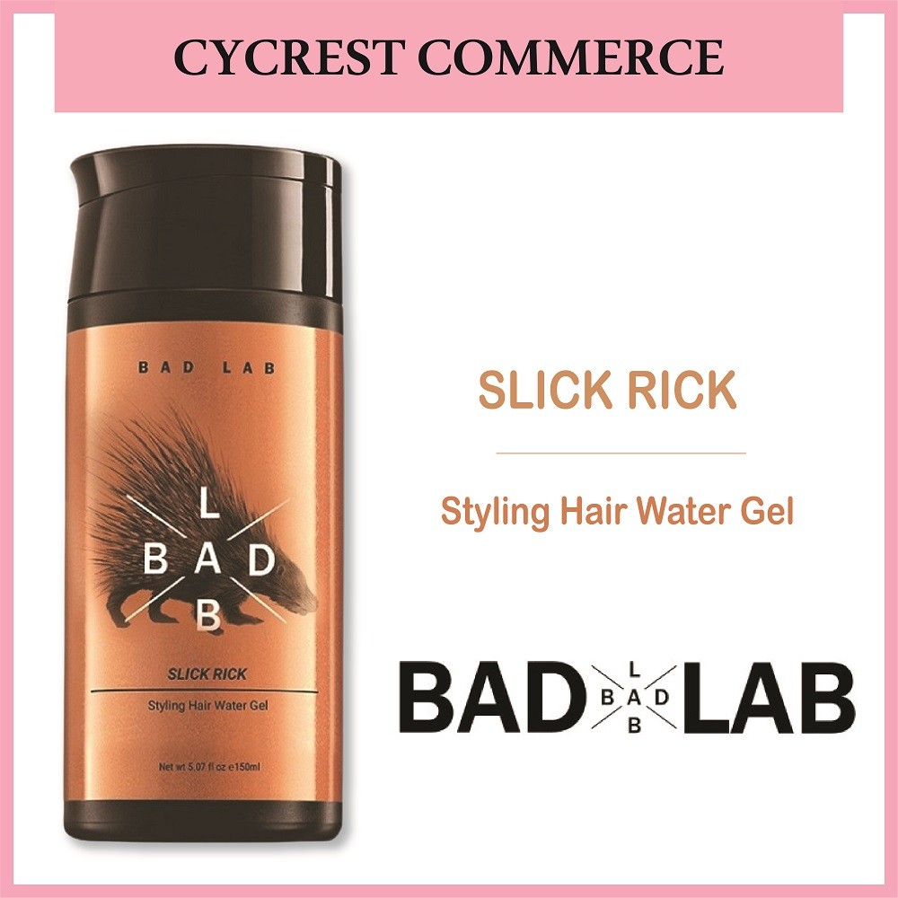 Bad Lab Slick Rick Styling Hair Water Gel (150ml) | Shopee Malaysia