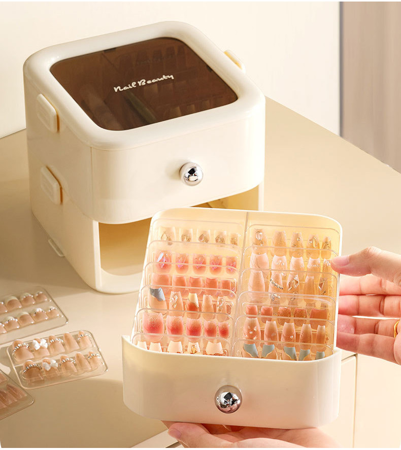 Wearable Nail Storage Box Large Capacity Premium Handmade Manicure ...