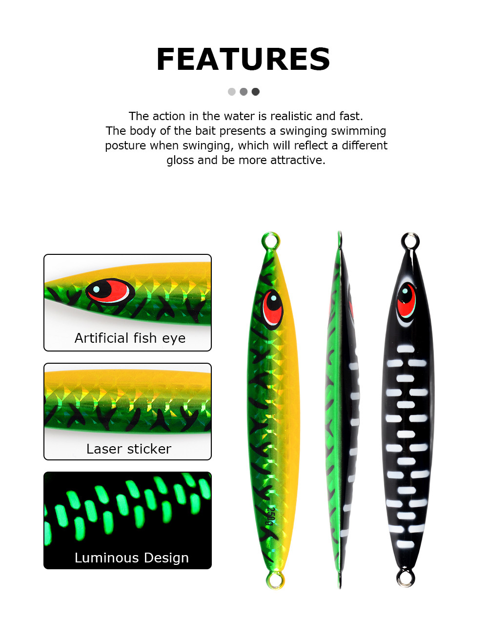 TL Jigging Lures 250g/300g/400g/500g/600g 1PC Saltwater Slow Sinking ...