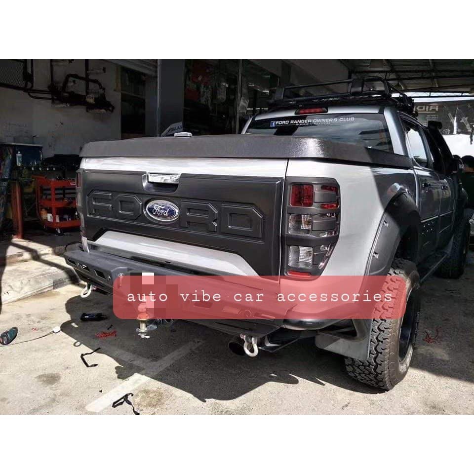 in stock Ford Ranger/Raptor Tail Gate Cladding (F150 style) | Shopee ...