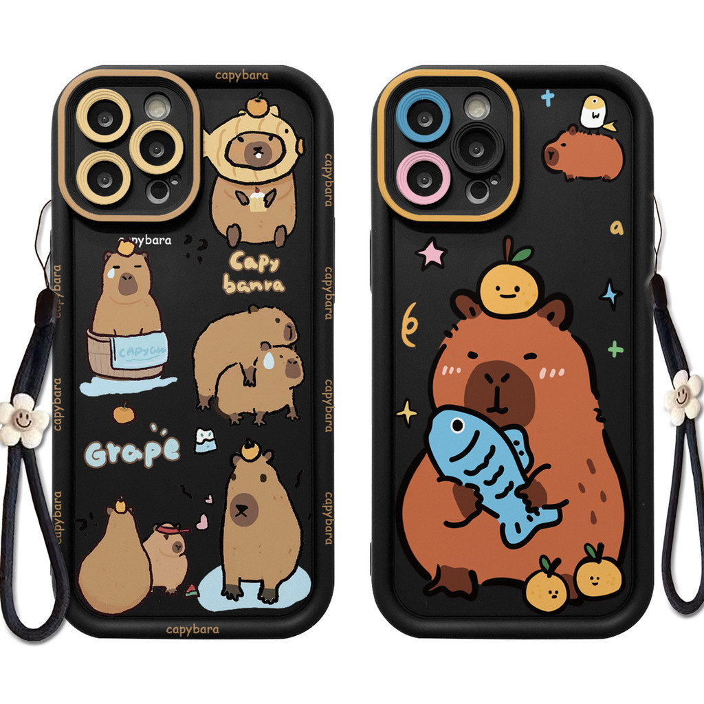 Cute Cartoon Capybara Case For Redmi POCO M6 X6 PRO 9A 13 13C 12C 10C ...