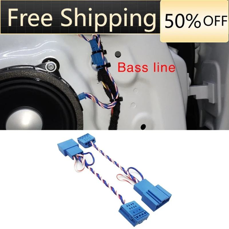 Subwoofer cables for bmw F10 F11 F15 F25 F30 G30 F32 G11 G01 E90 E70 ...