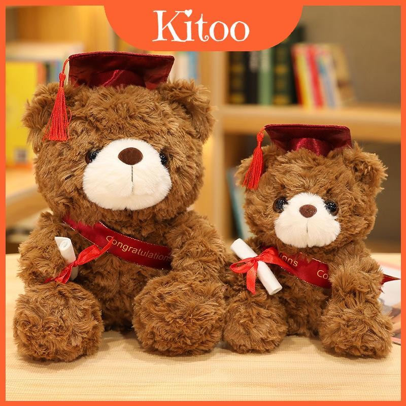 Graduation Bear Enchanting Plush Toy With Doctor Cap Soft And Perfect ...