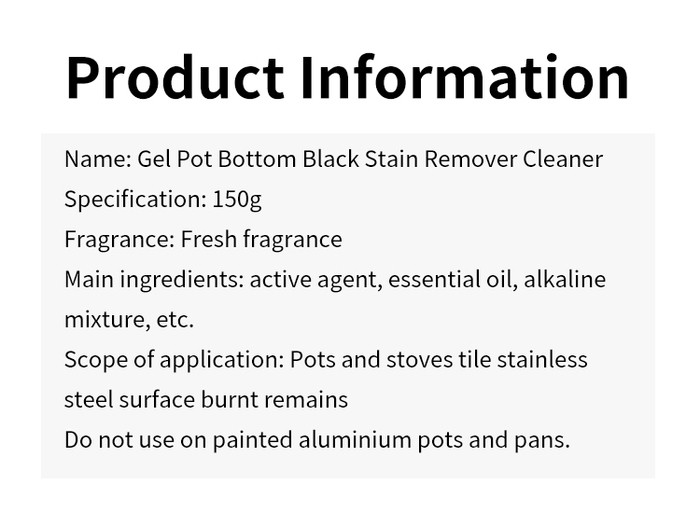 【Kitchen Essentials】150g Black Scale Cleaner Gel Effective Descaling ...