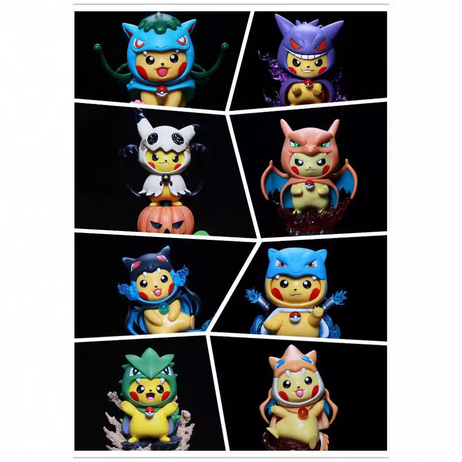 Pokemon cos Gengar Frog Pika Water Arrow Turtle Bangila Mystery Q ...