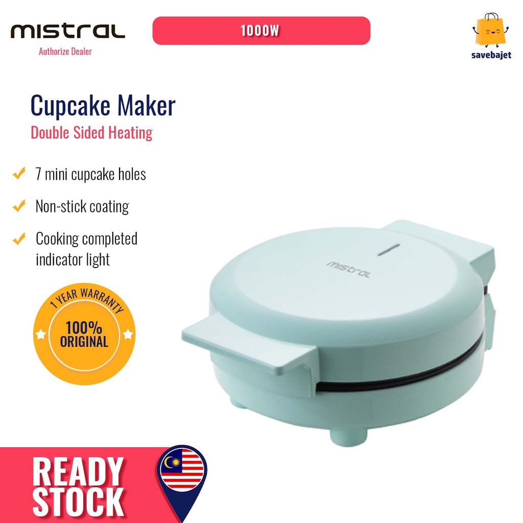 Mistral Cupcake Maker MCM506 (Mint) | Shopee Malaysia