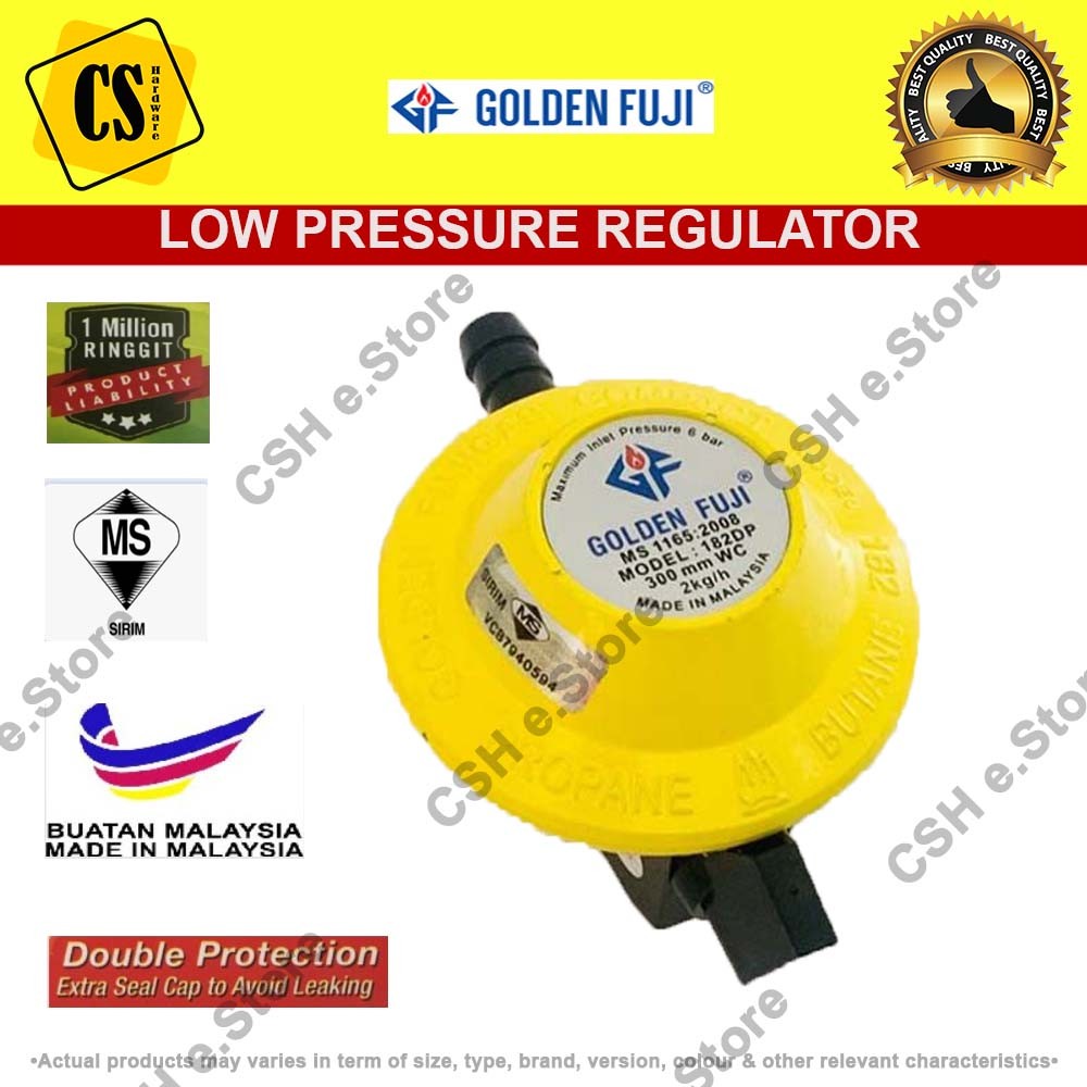GOLDEN FUJI LOW PRESSURE REGULATOR HIGH PRESSURE REGULATOR GAS HOSE ...