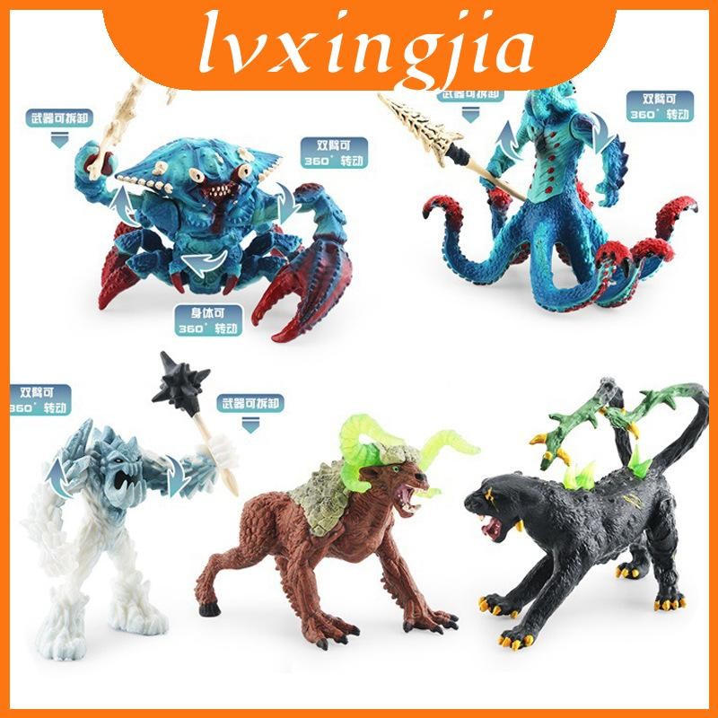Creature Mythical Unique Model Water Crab Octopus Beast Ice Monster ...