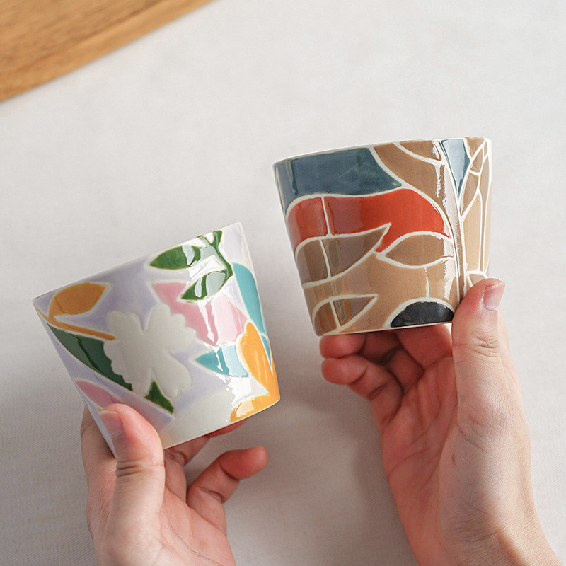 Ins cup Small cup Cute cup Aesthetic cup Coffee cup Ceramic cup Cawan ...