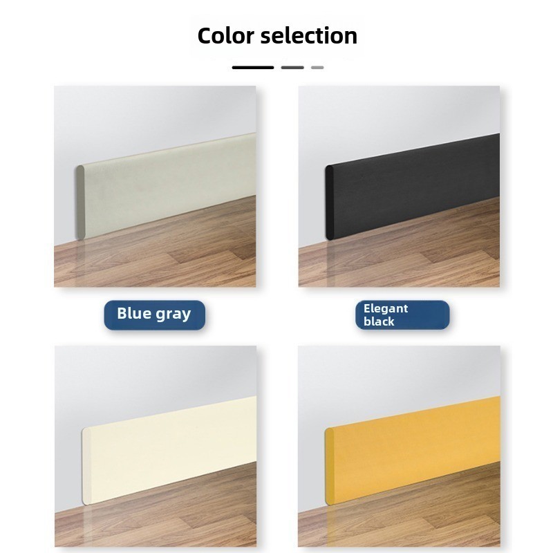 Wallpaper Self-Adhesive Waterproof Wall Baseboard Decorative Frame Anti ...