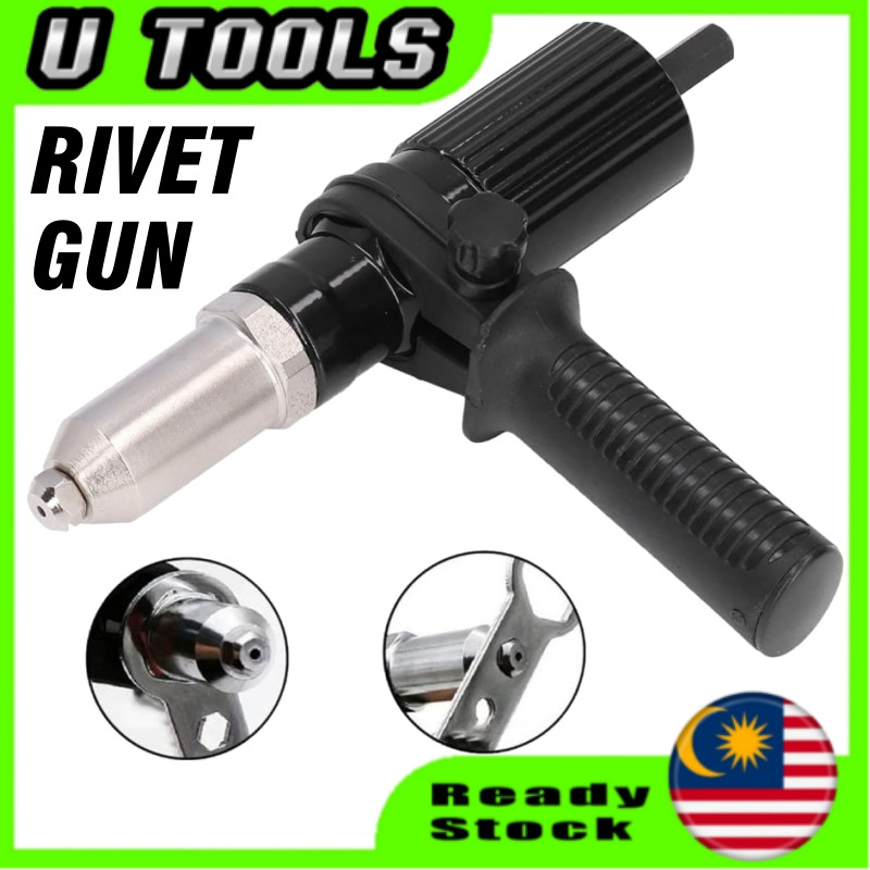 Rivet Machine Accessory, Rivet Gun Adapter Hex Connecting Rod Stable ...