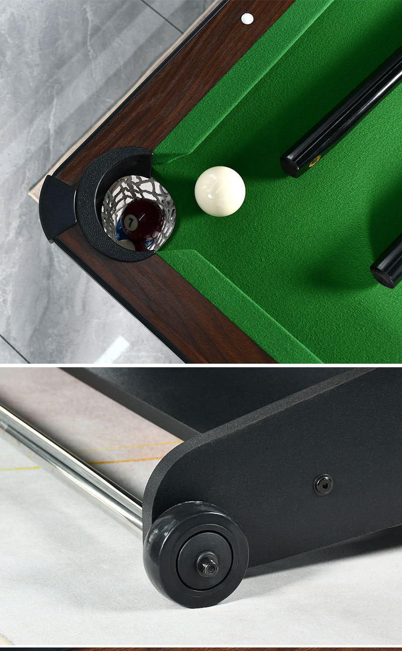 NEW 6FT Pool Table/3-in-1 Folding Billiard Table Indoor Adult Children ...