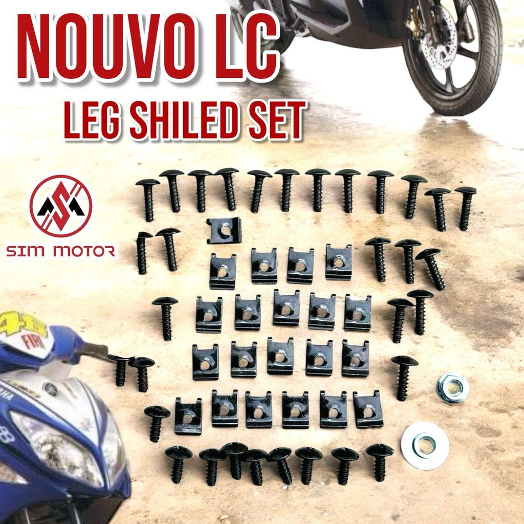 Nouvo Lc - Full Set 3 pack -skru coverset +skru handle leg +shield skru ...