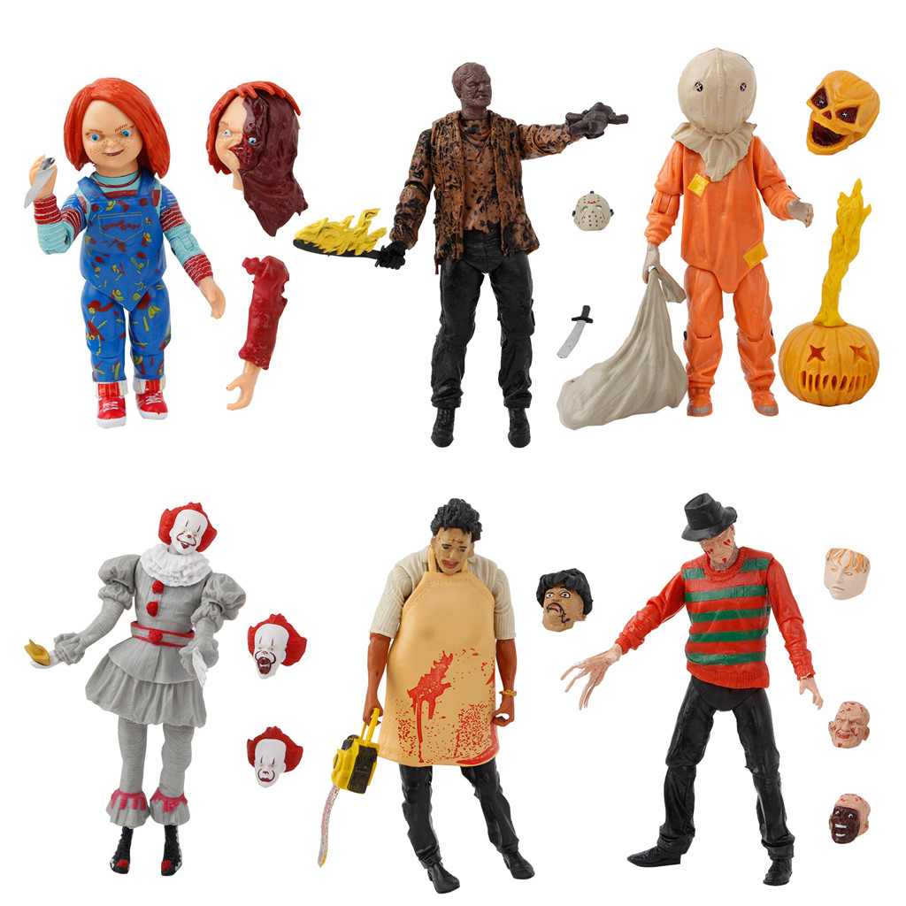 Horror Movie Characters Chucky Freddy Jason Trick 'R Treat Sam Scary ...