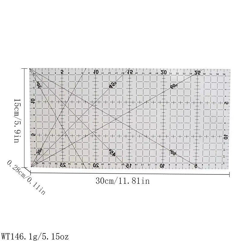 Acrylic Quilting Ruler Pembaris Quilting Patchwork Rulers | Shopee Malaysia