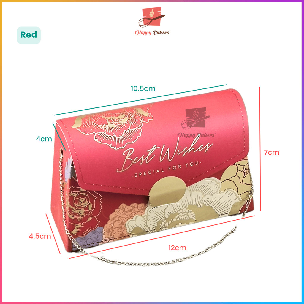 Best Wishes Handbag Gift Box For Gifts Cakes Cookies Wedding Doorgift ...