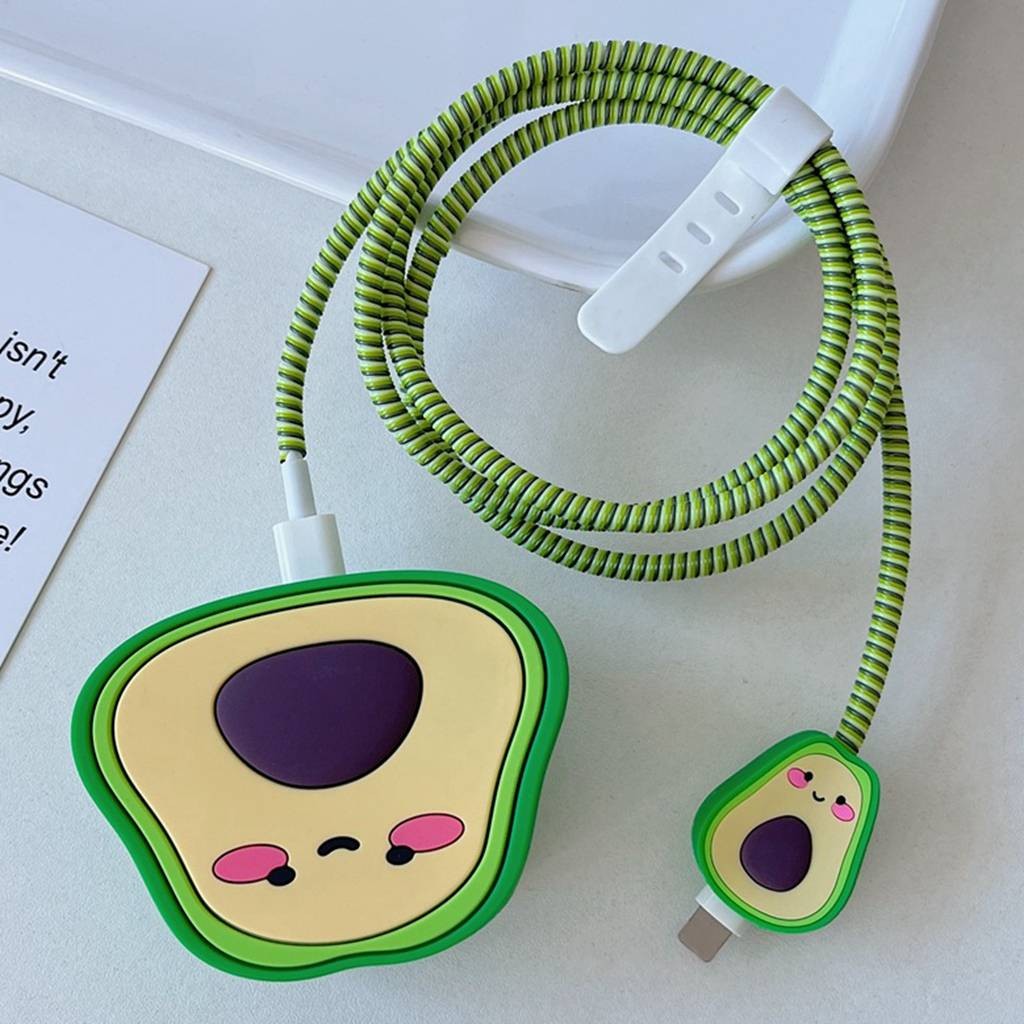 4PCS Set Silicone Charger Case for iPhone UK 20W Charging Head ...