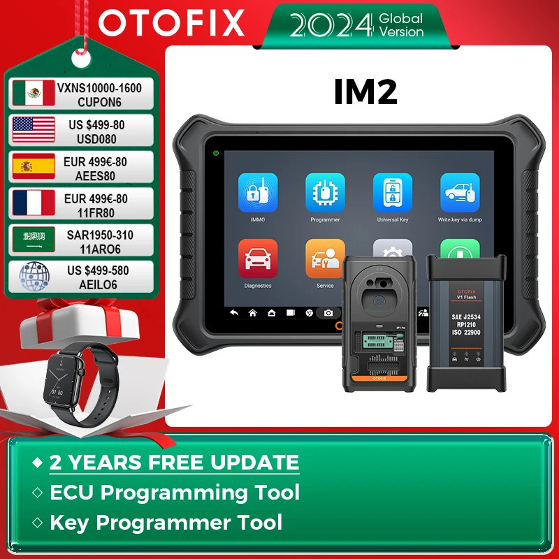 OTOFIX IM2 IMMO Key FOB Programming Tool Full System IMMO Car Scan Tool ...